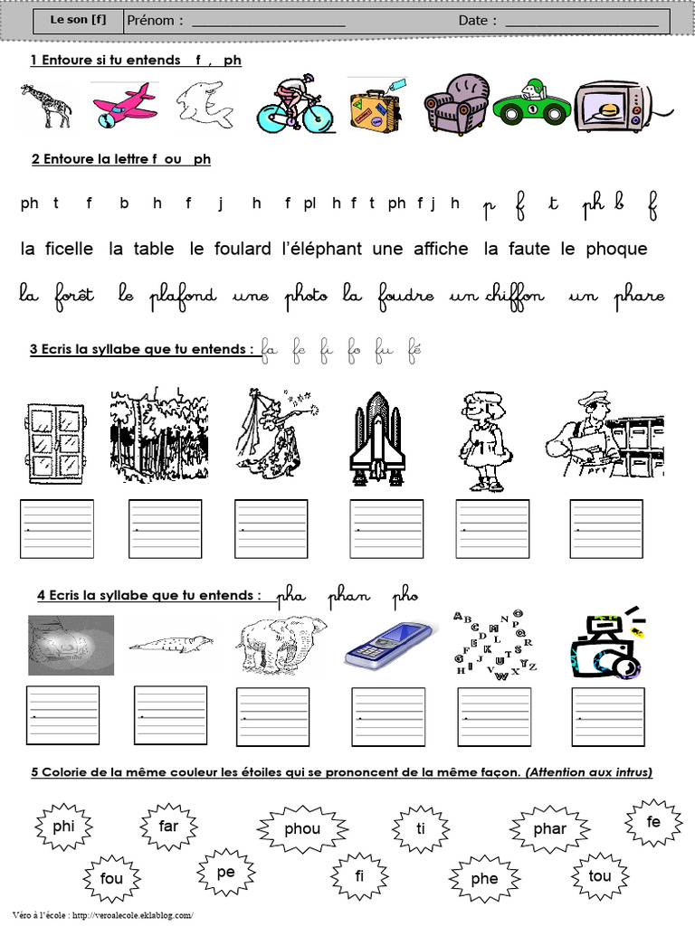 Exercices Son F PH PDF | PDF