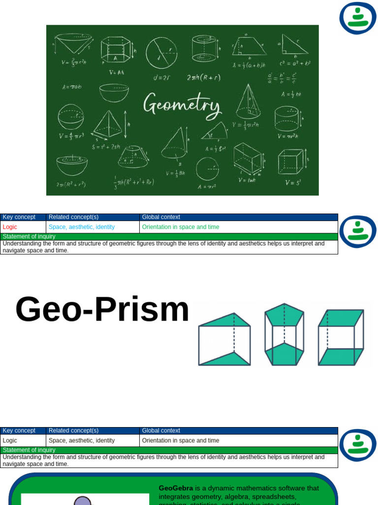 Cycle 4 Class - Geo Prism 7º (AB) | PDF | Geometry | Algebra