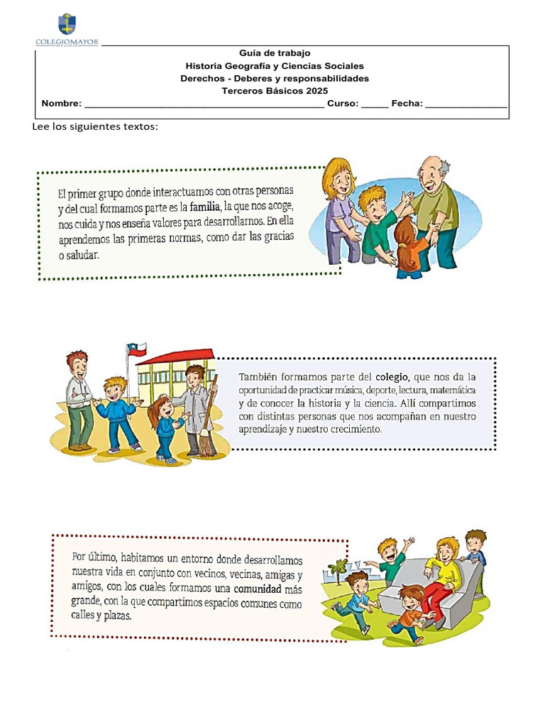 Guía Derechos, Deberes y Responsabilidades | PDF | Derechos de los niños