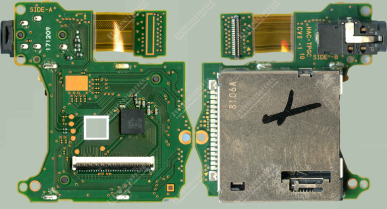 Switch Card Slot HAC-TPGC SUB Image | PDF