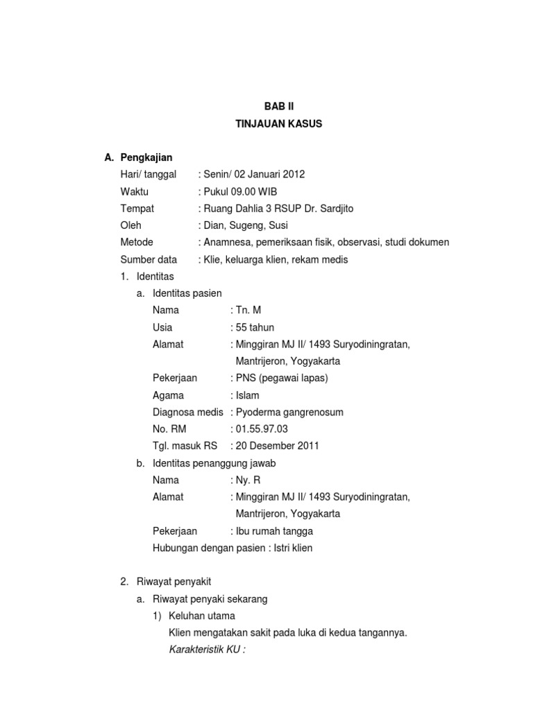 Askep Pioderma Gangrenosum | PDF