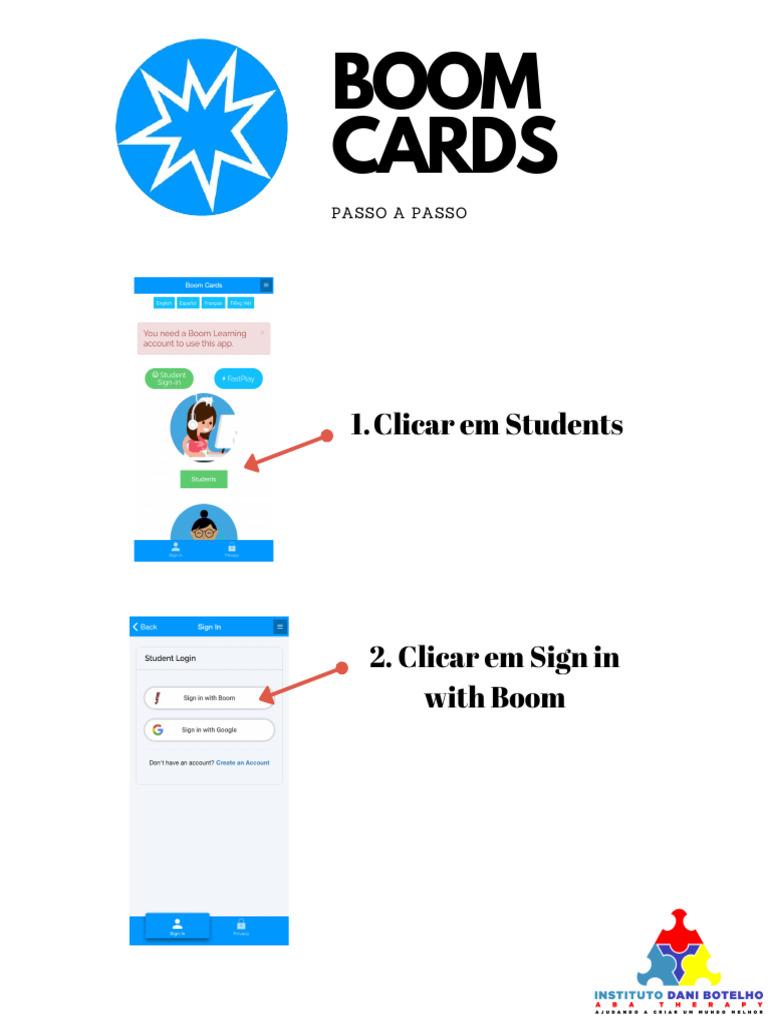Como Acessar Boom Cards | PDF