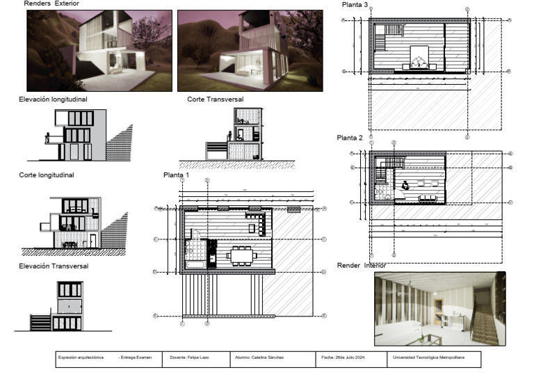 Entrega de Examen: Expresión Arquitectónica | PDF