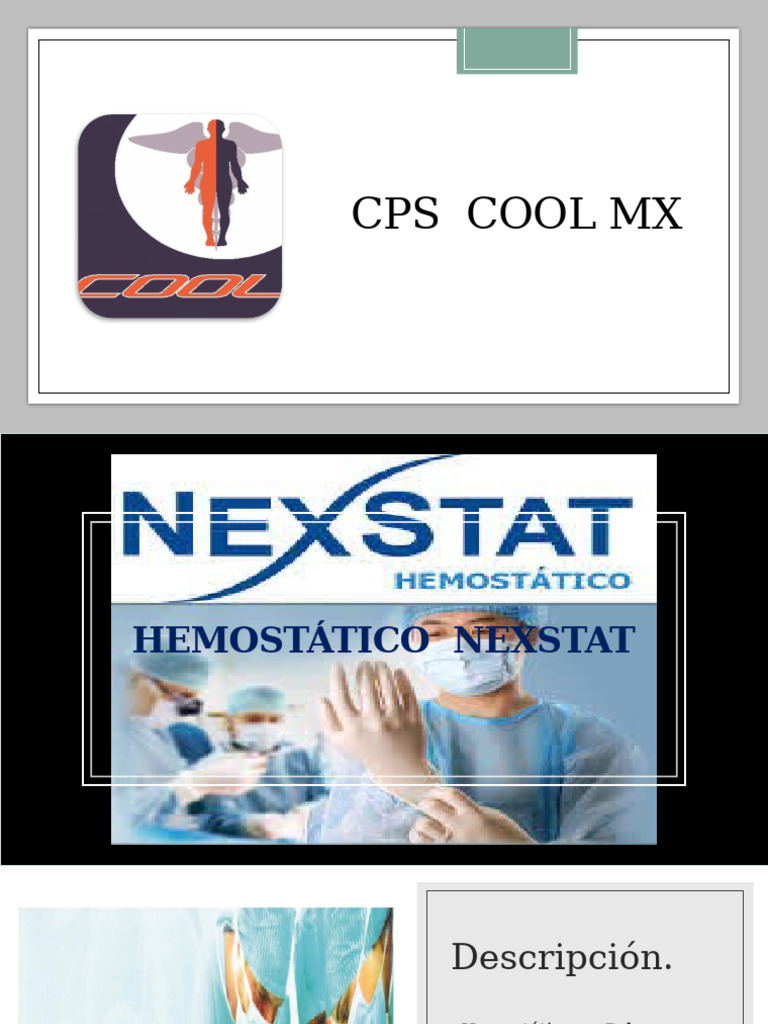 Nexstat: Hemostático en Polvo Estéril | PDF | Hemostasia | Coagulación