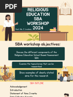 Religious Education Sba Outline | PDF | Anglicanism | Seventh Day ...