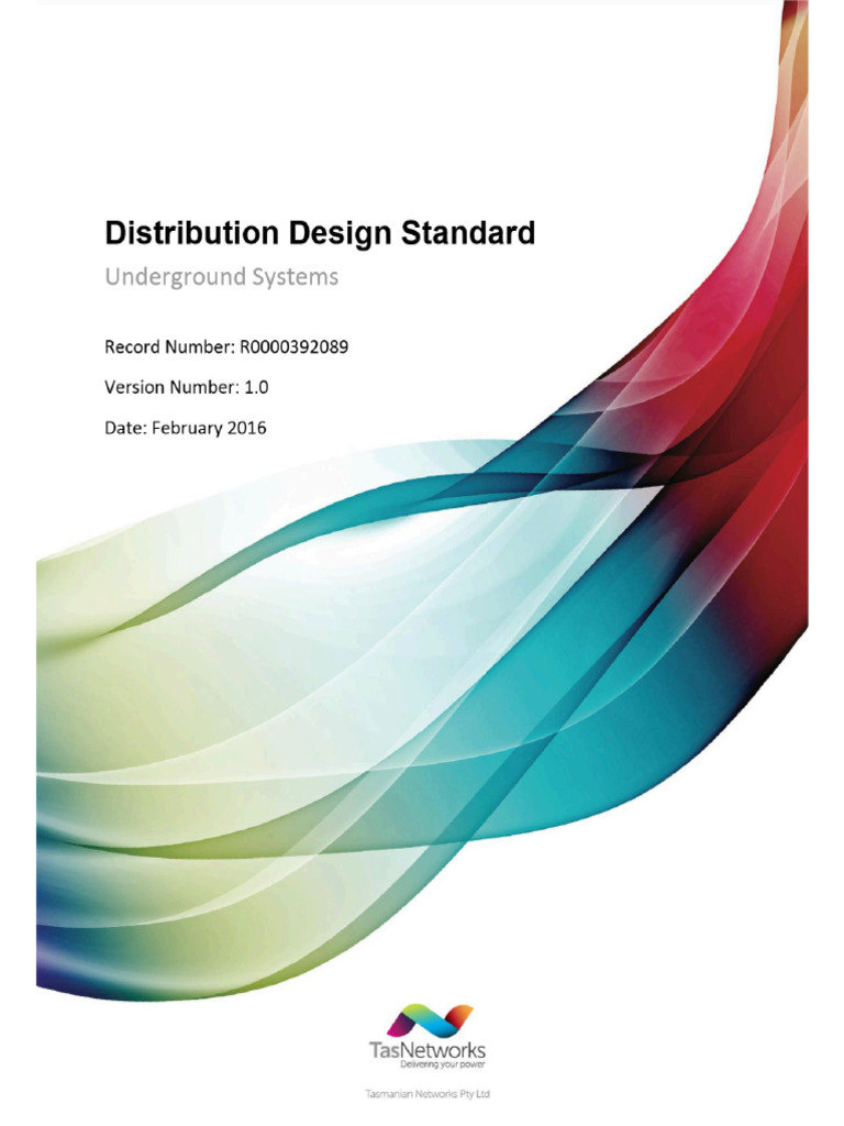 Underground Systems Design Standard | PDF