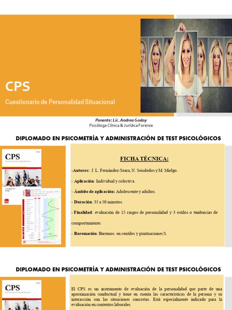 CPS Test | PDF | Validez (Estadísticas) | Psicología Social