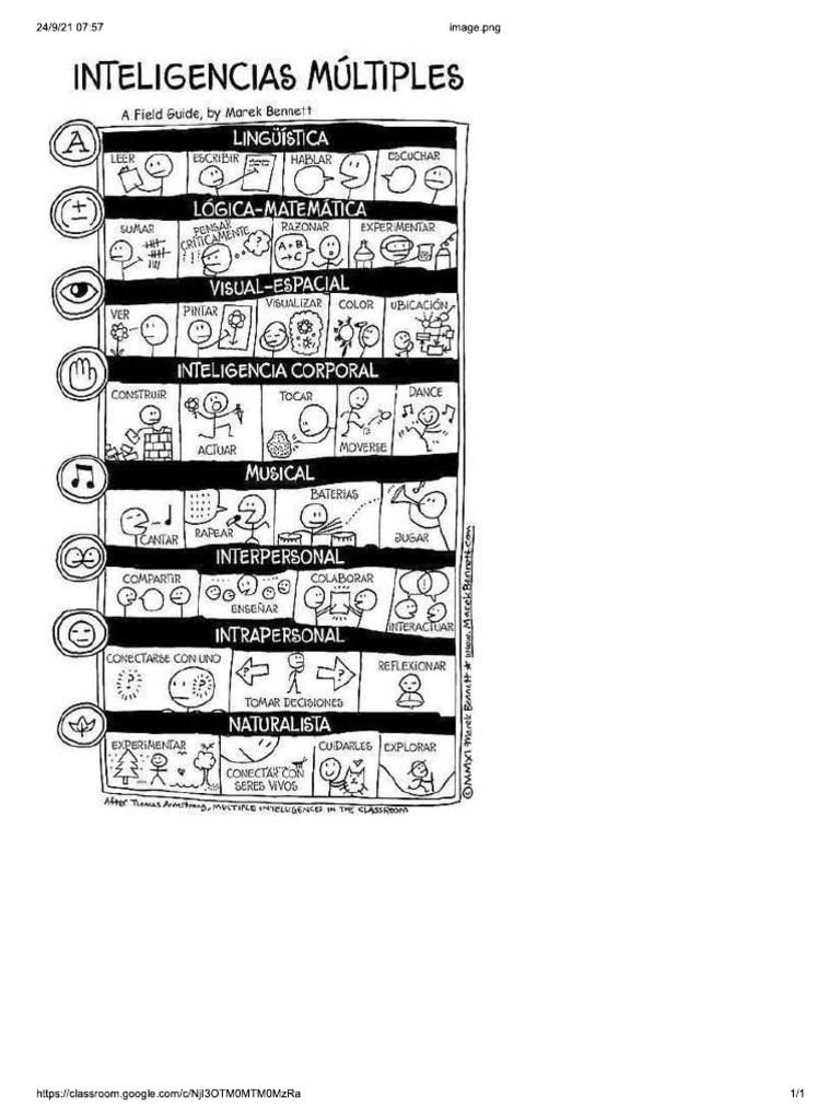 Viñetas Inteligencias Multiples | PDF