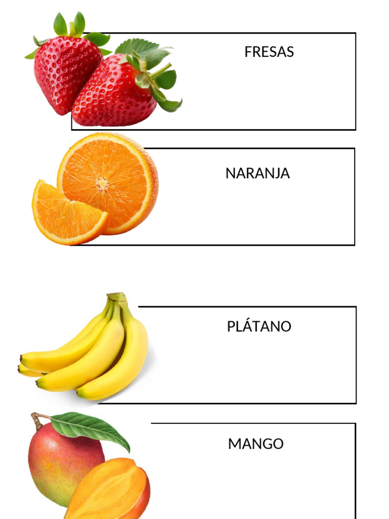 FRUTAS | PDF