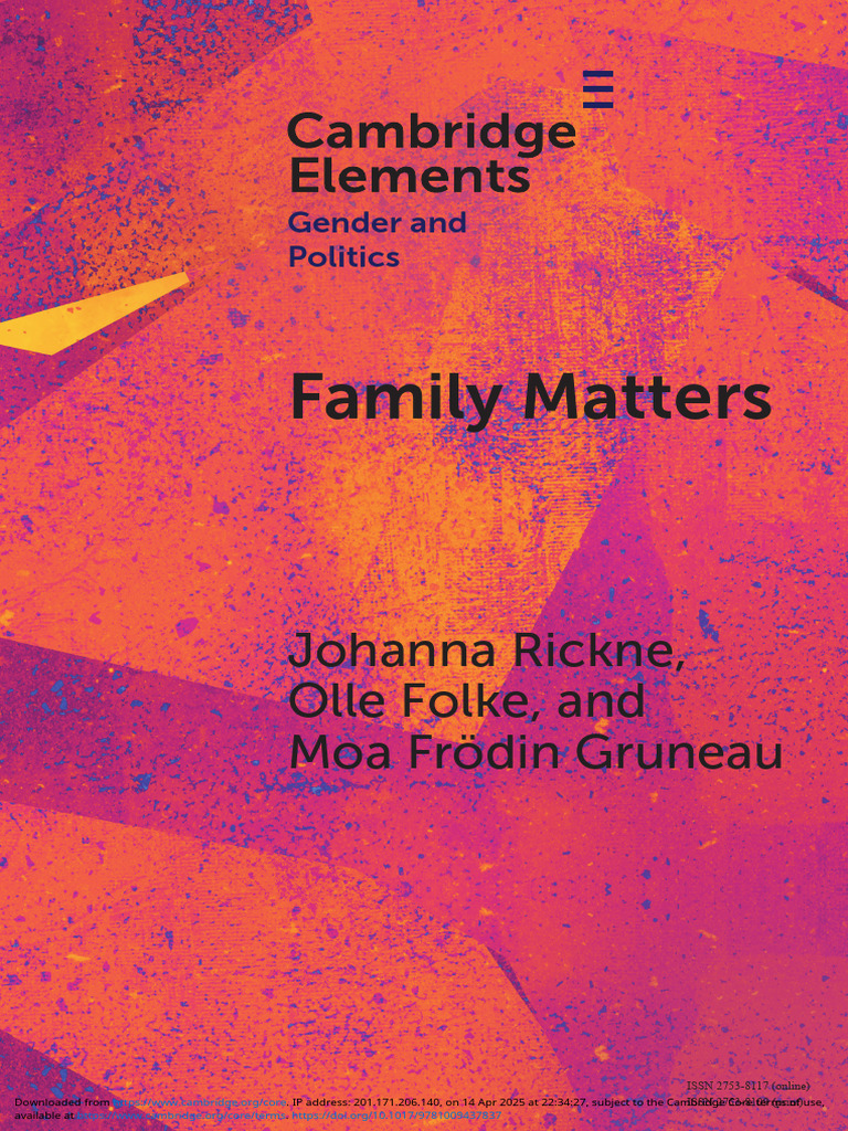 Family Matters | PDF | Labour Economics | Woman