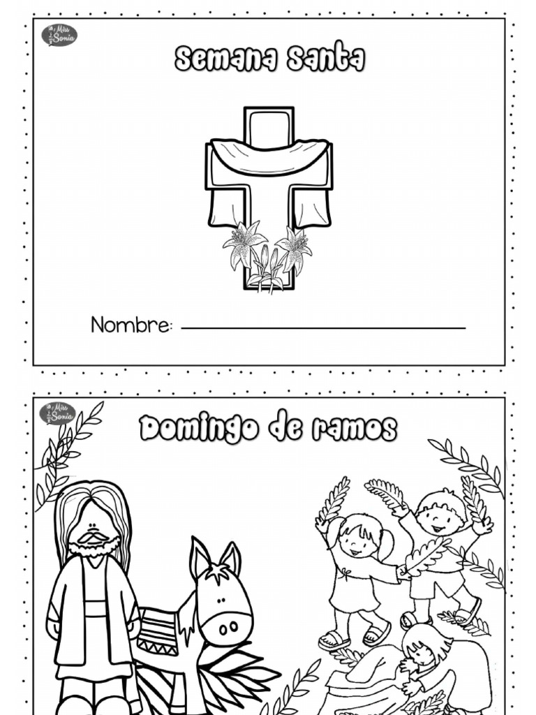 Cuadernito Semana Santa para Colorear | PDF