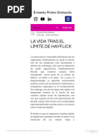Límite de Hayflick y envejecimiento celular | PDF | Biología Celular ...