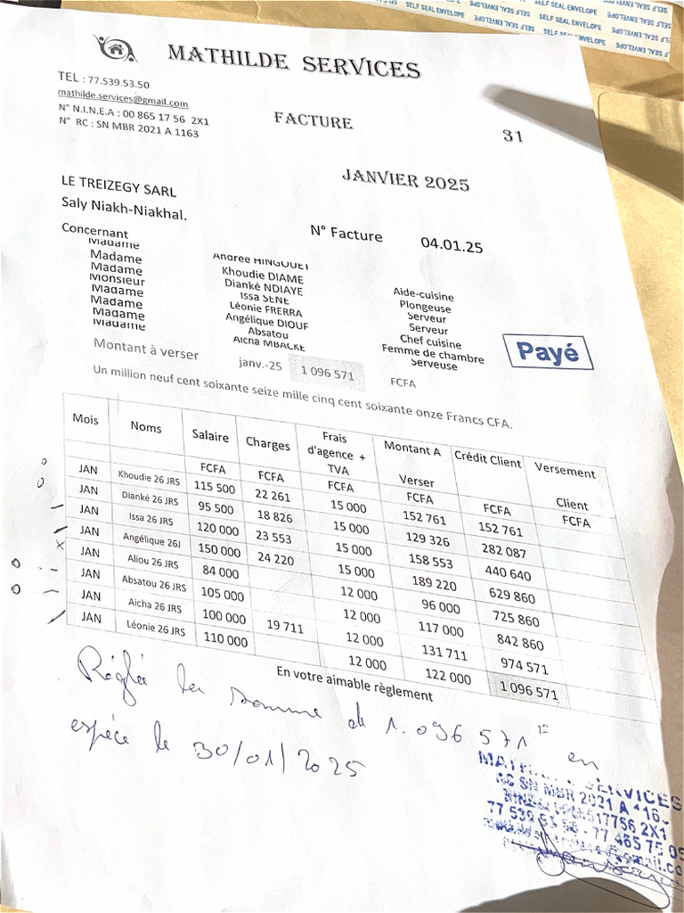 Mathilde Services | PDF