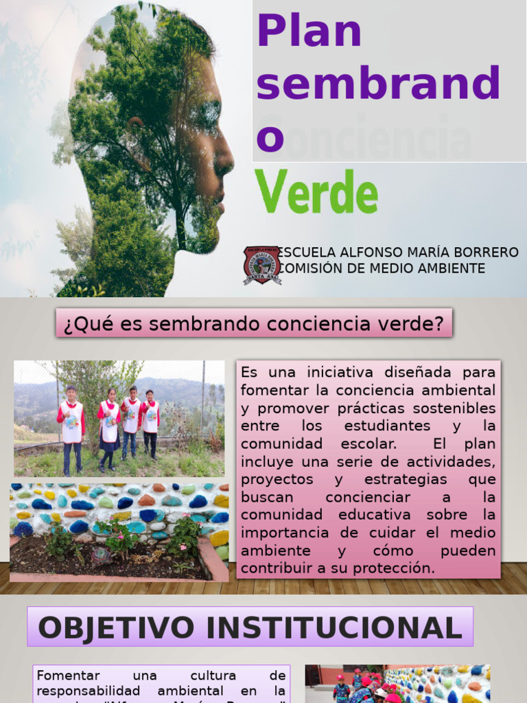Sembrando Conciencia Ambiental Escolar | PDF | Residuos | Reciclaje