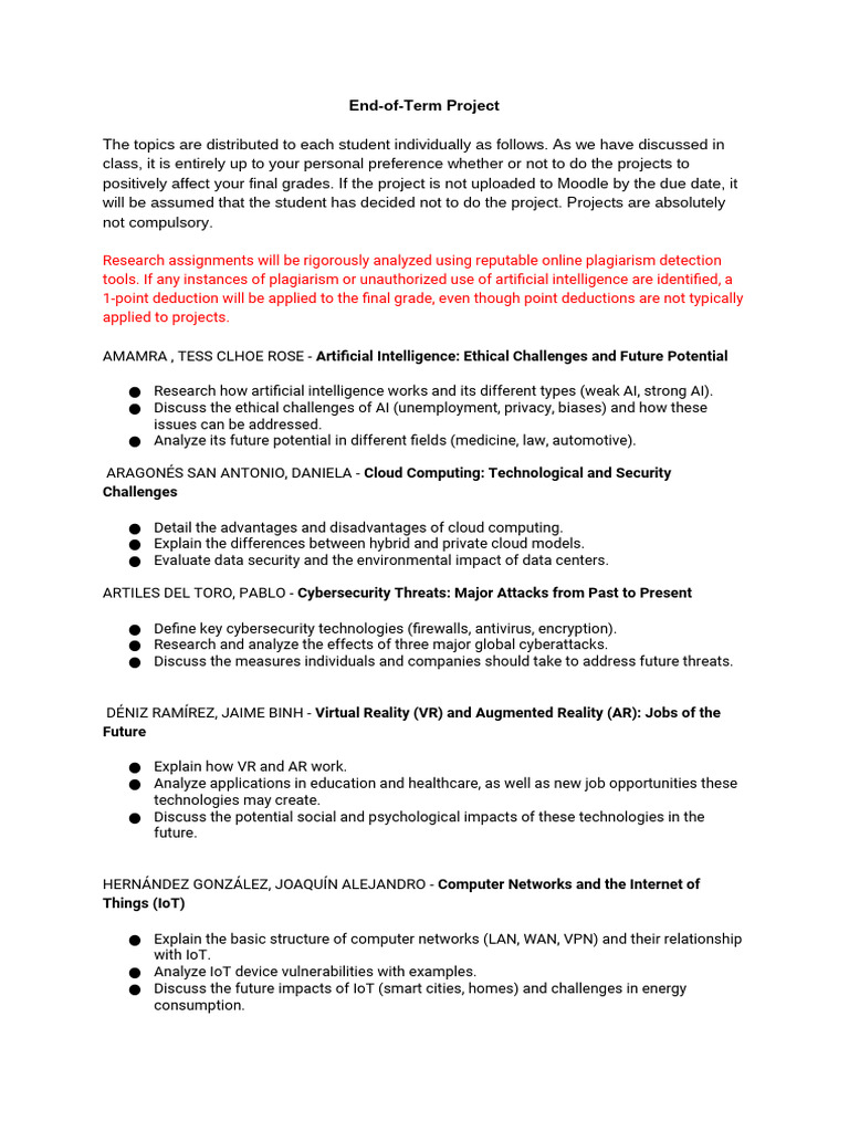End of Term Project 1ºBach_4ad3d03b864188887eb0efd03660963c | PDF ...
