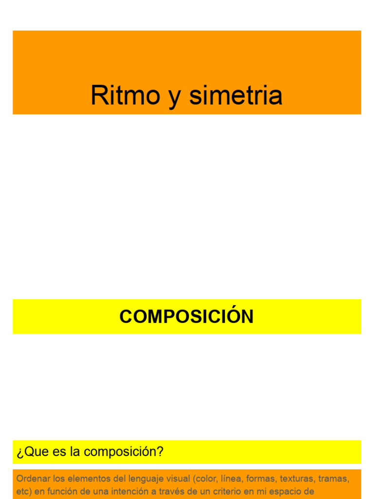 Ritmo y Simetría. | PDF