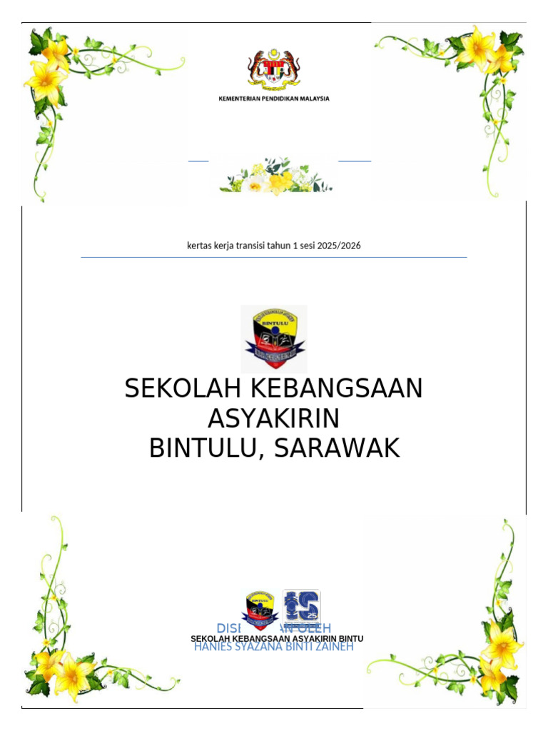 Kertas Kerja Transisi Tahun 1 | PDF