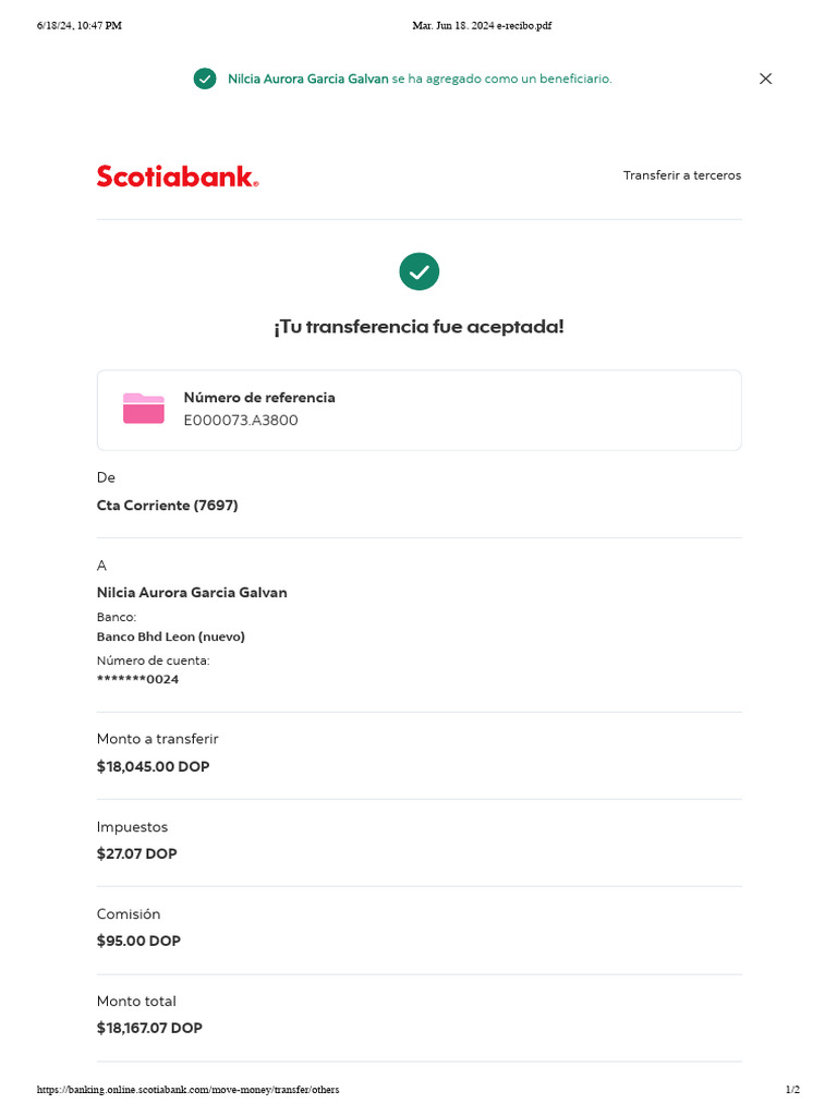 Mar. Jun 18. 2024 E-Recibo | PDF