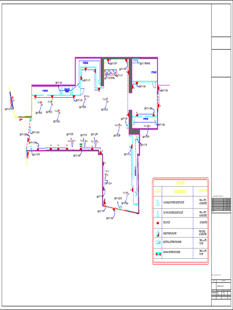 Power Layout for Mecca Project | PDF