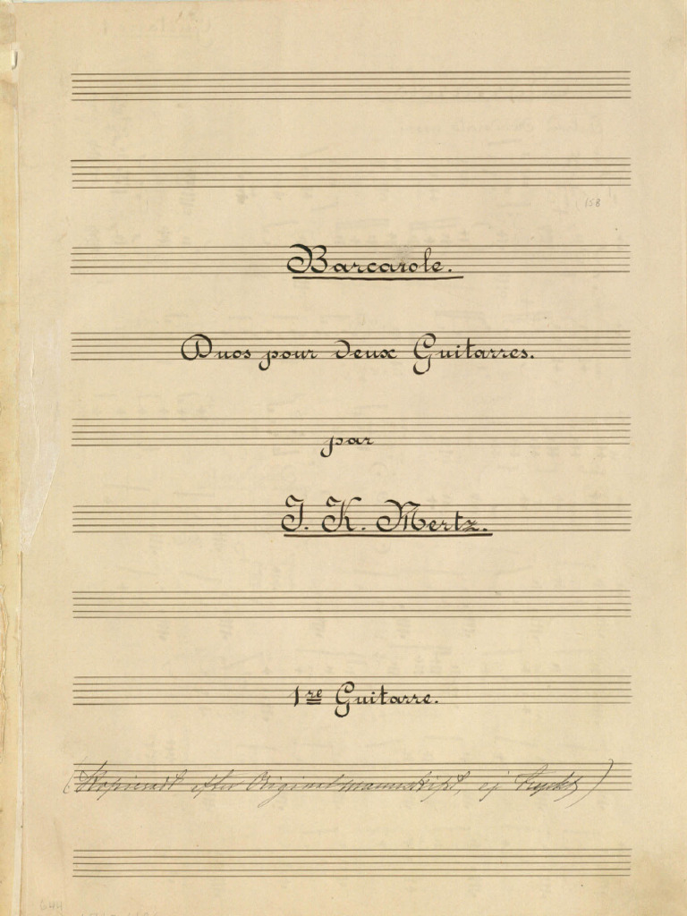 Barcarole | PDF