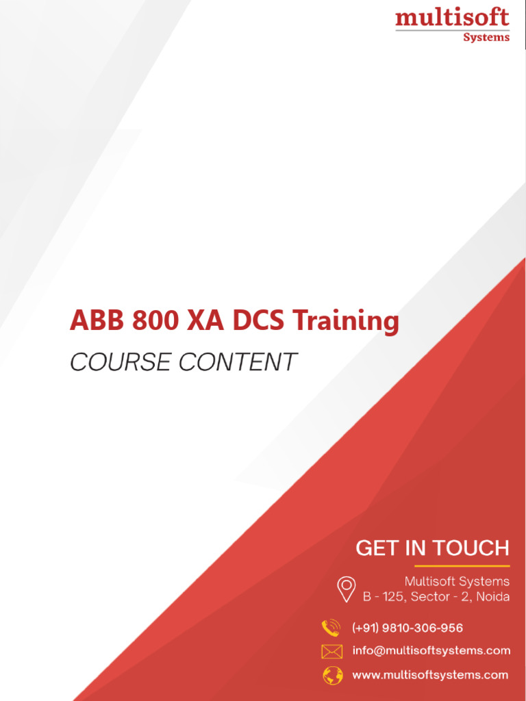 ABB 800xA DCS Training Overview | PDF