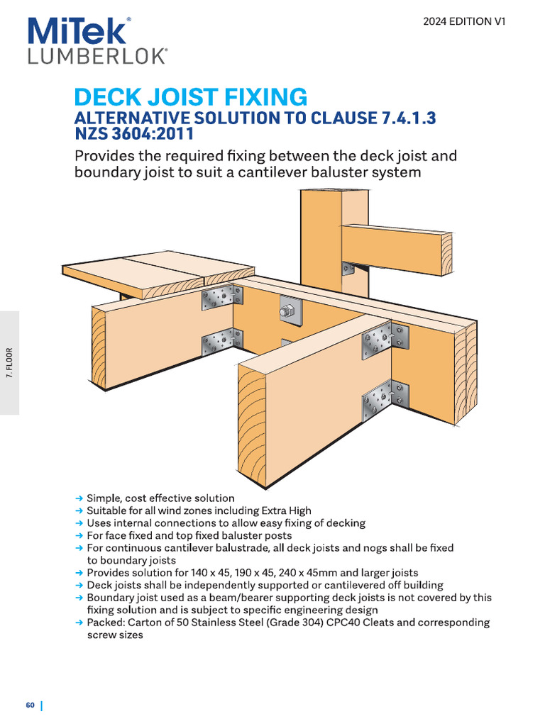 Deck Joist Fixing - 2024 v1 | PDF