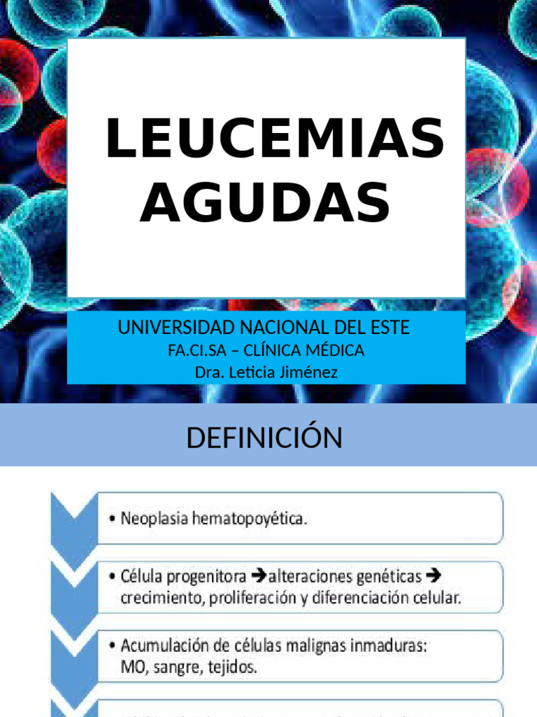 Guía Completa sobre Leucemias Agudas y Crónicas | PDF | Leucemia | Especialidades Medicas