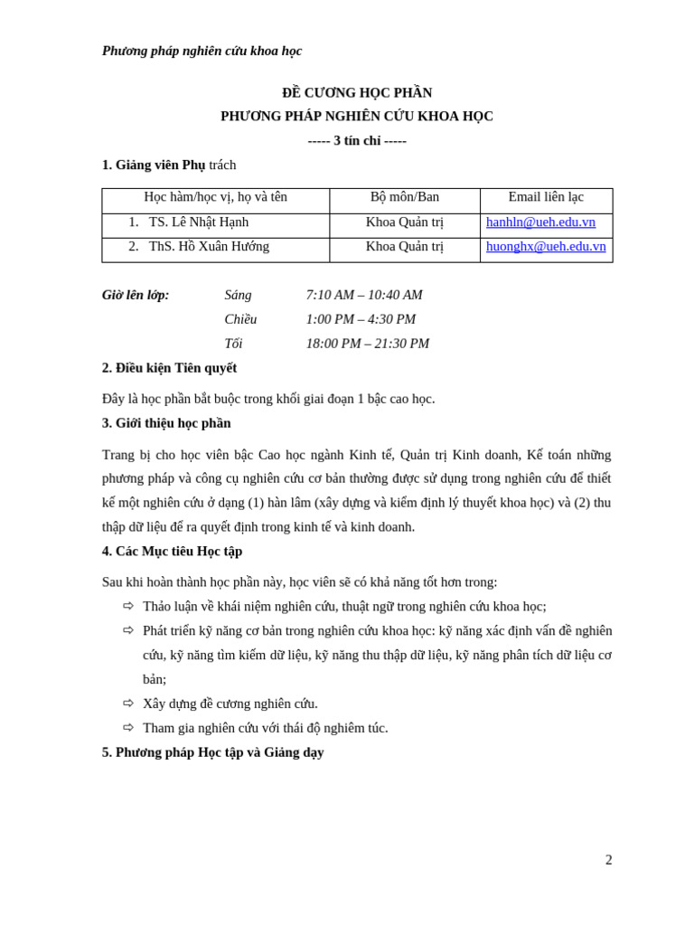 00-Syllabus-RM-2021- Finalize (1) | PDF