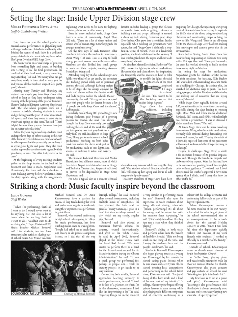 Junior Edition A&E Layout Draft Page 6 | PDF | Performing Arts
