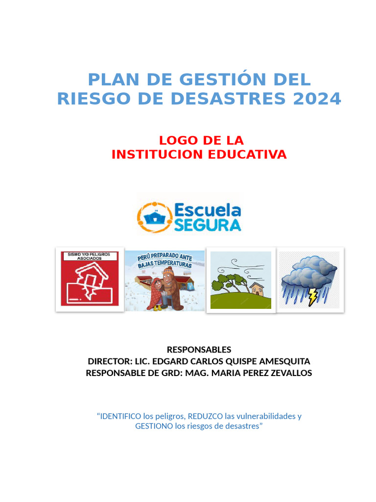 Plan GRD Ii - Ee. 2024-270524 | PDF | Radiación | Relámpago