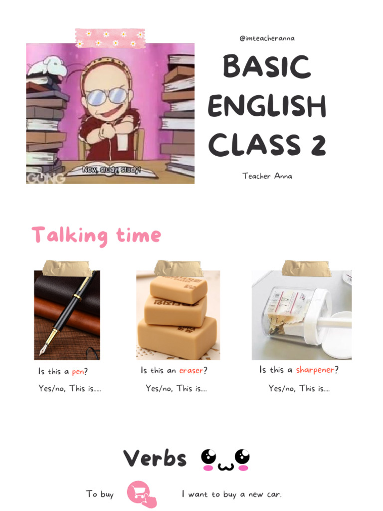 Basic 2 English Class 2 | PDF | English Language | Linguistics