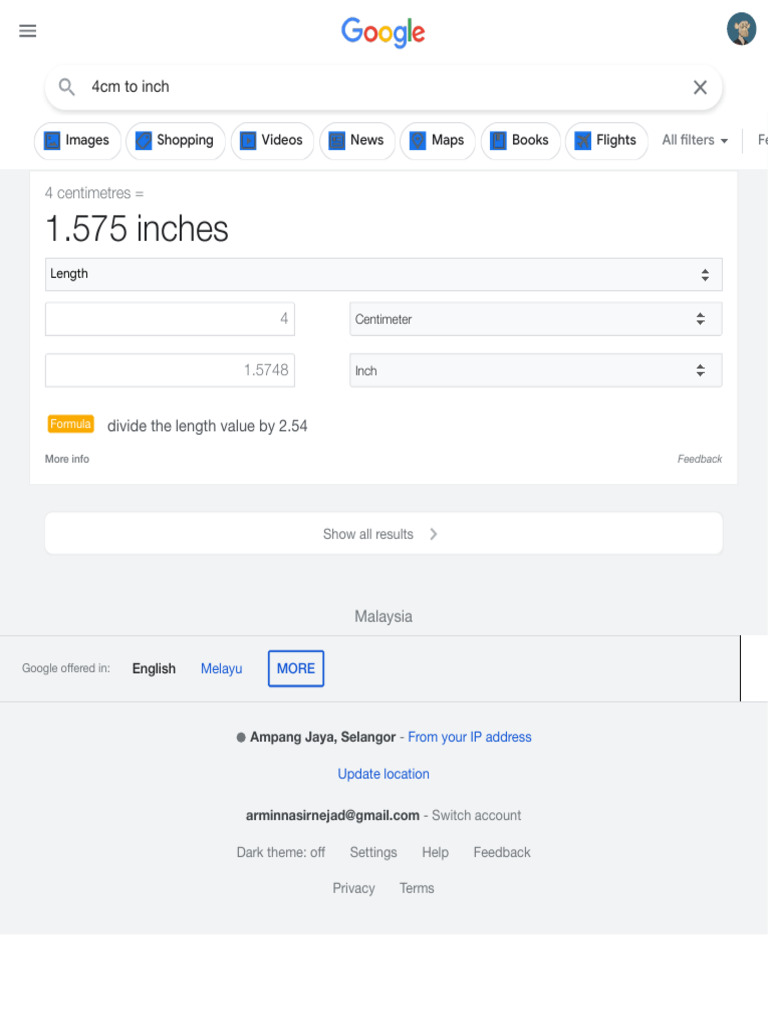 4cm to Inches Conversion Guide | PDF