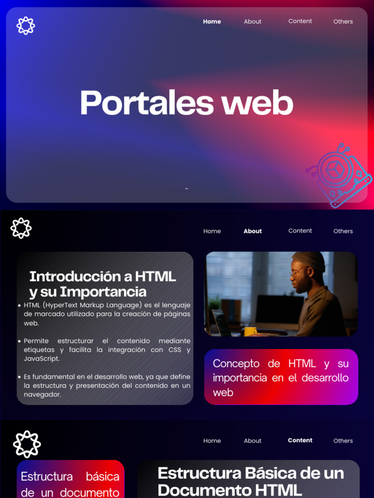 Portales Web | PDF | HTML | Red mundial