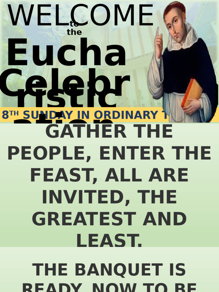 8th Sunday in Ordinary Time | PDF | Glory (Religion) | Jesus