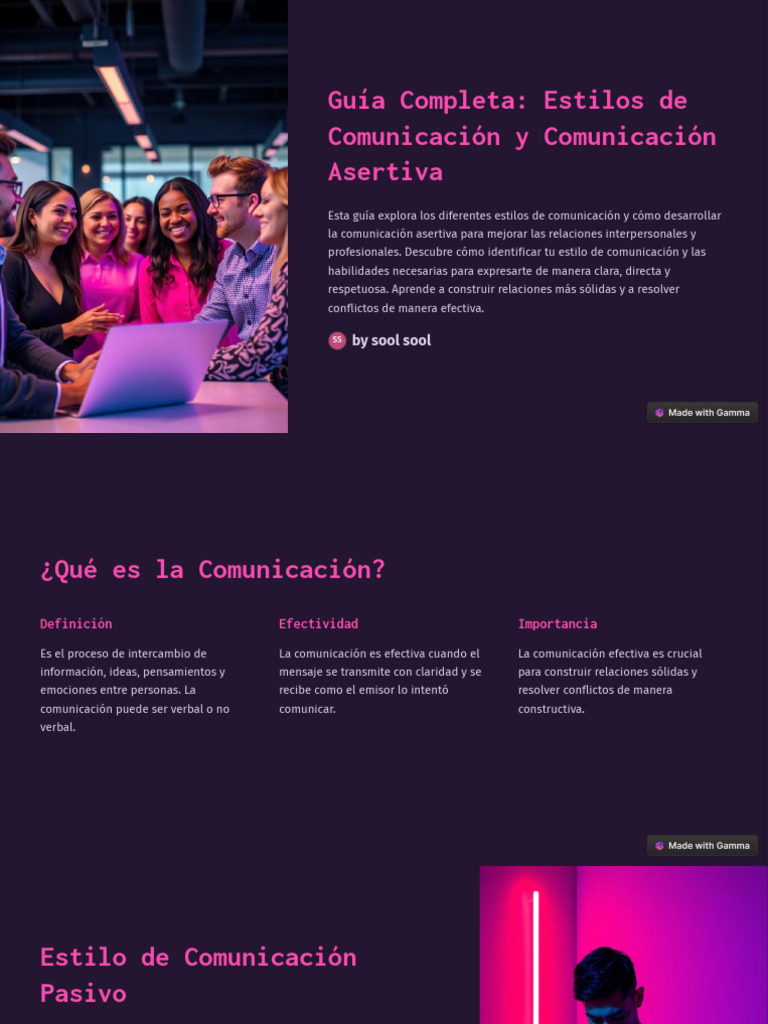 Guia Completa Estilos de Comunicacion y Comunicacion Asertiva | PDF | Comunicación | Psicología ...