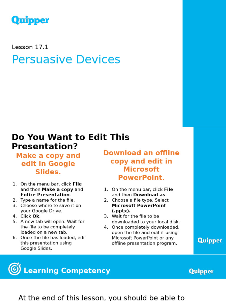 ME Eng 8 Q3 1701 - PS - Persuasive Devices | PDF | Essays | Human Communication