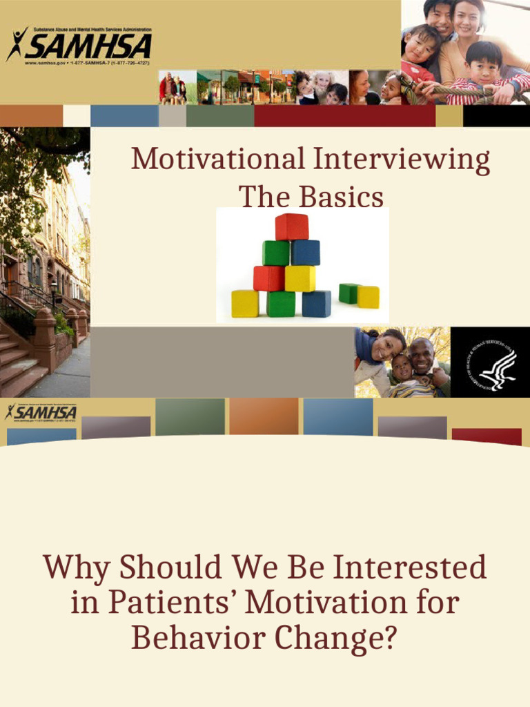 Motivational Interviewing Basics | PDF | Motivation | Motivational