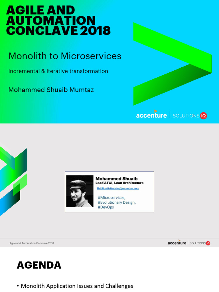 Accenture-Monolith-Microservices | PDF | Agile Software Development | Abstraction (Computer Science)