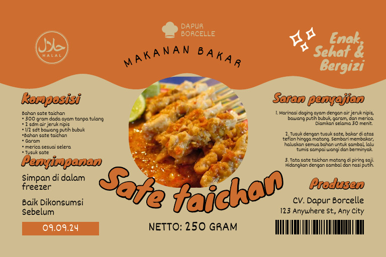 Label Kemasan Hijau & Krem Tahu Bakso - 20240813 - 113946 - 0000 | PDF