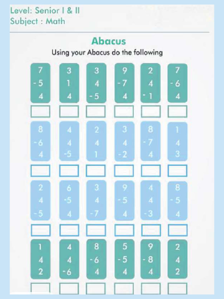 Level 1 Addition and Subtraction 2 | PDF