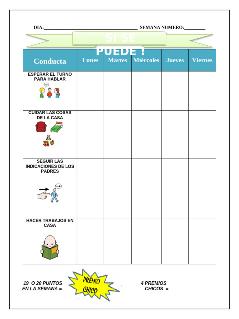 PROGRAMA DE REFORZAMIENTO CONDUCTUAL - 3 | PDF