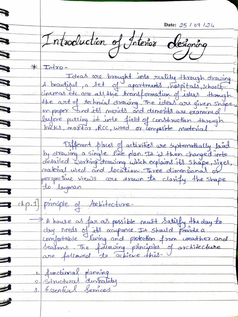 Introduction of Interior Design | PDF