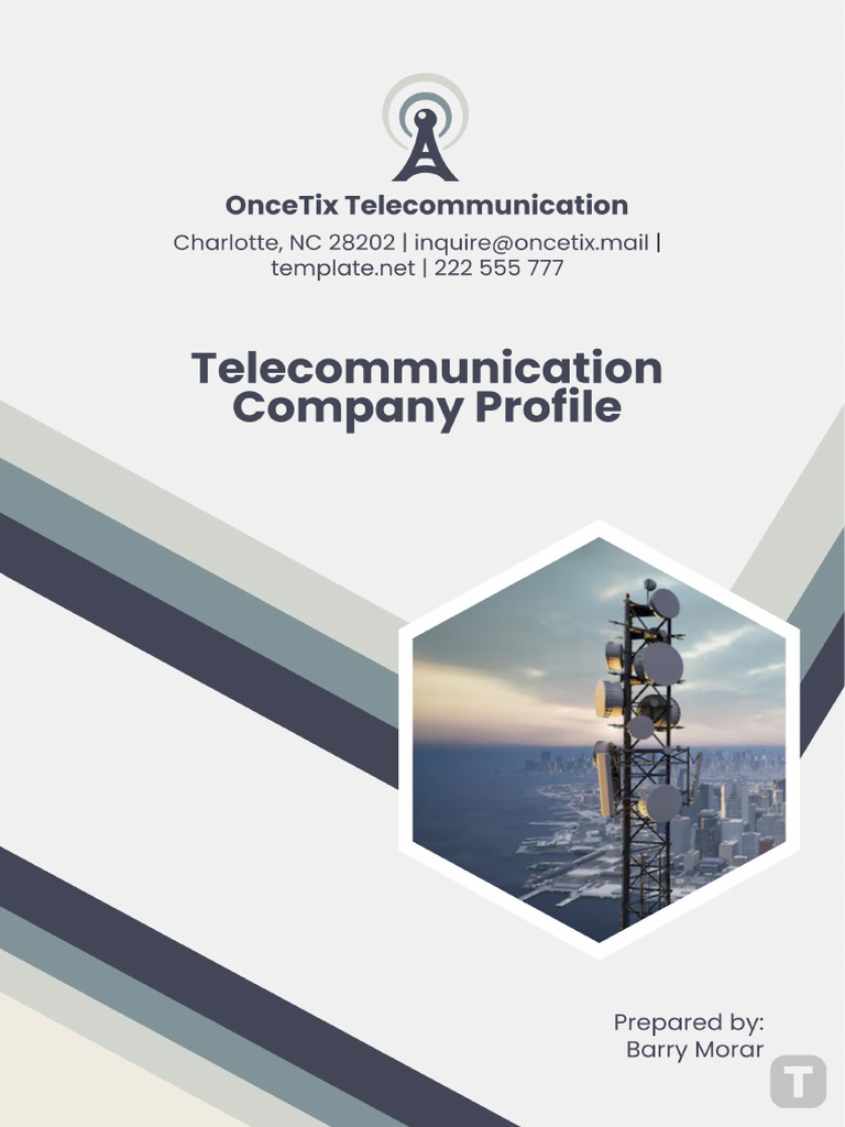 Telecommunication Company Profile Template | PDF