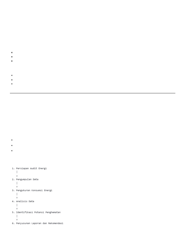 Laporan Ringkas Audit Energi | PDF