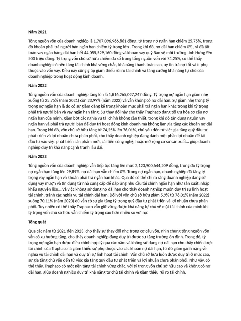 TTTC VÀ ĐCTC 1 | PDF