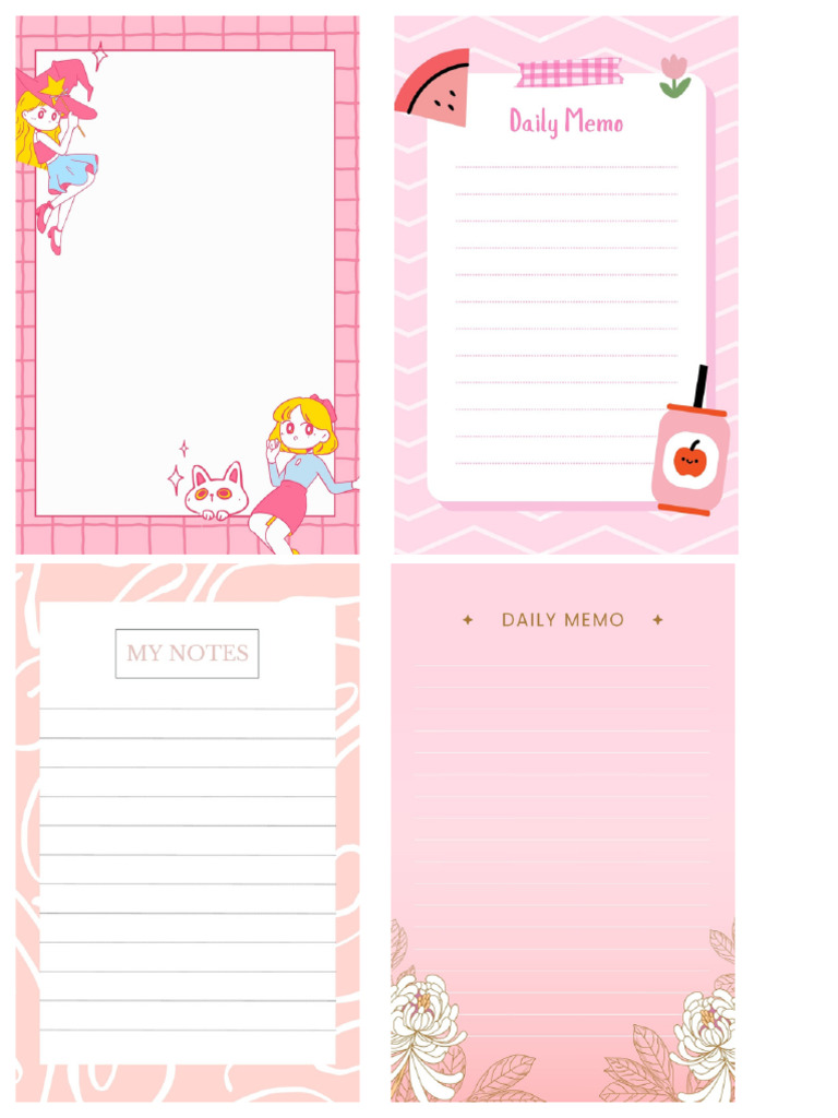 Pink Memo | PDF