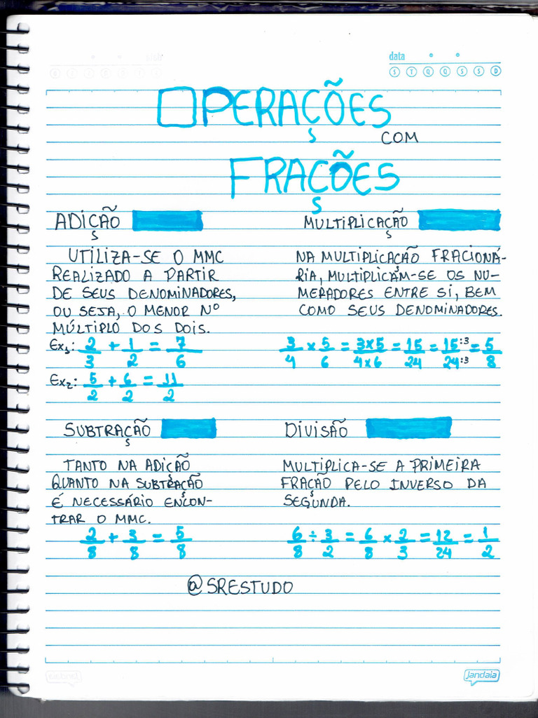 Operações Com Frações | PDF