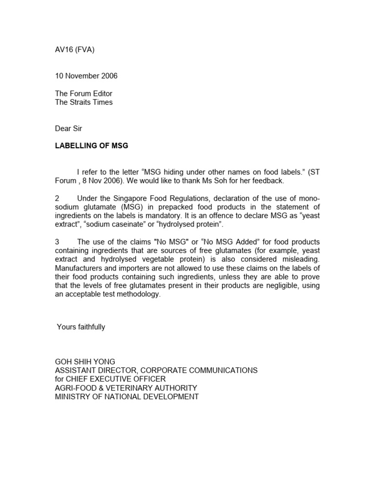 ST-Labelling of MSG | PDF