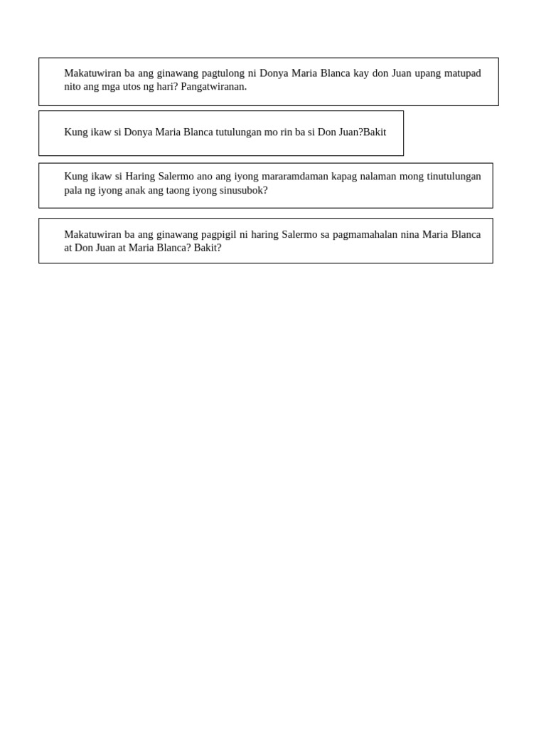 TANONG | PDF