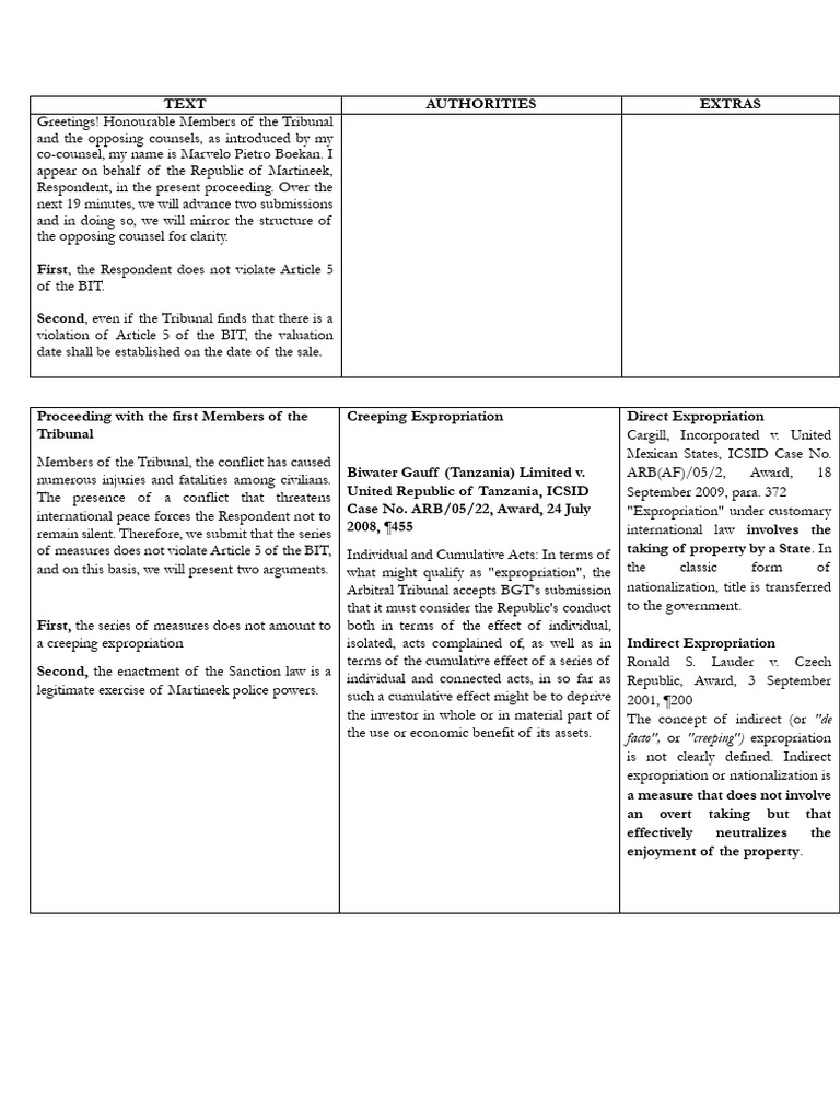 Draft Respondent (Creeping Expropriation - Quantum) | PDF | Market Value | Valuation (Finance)